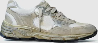 Golden Goose Baskets Running Dad Beige/White/Platinum, Exclusivit&eacute; Lulli