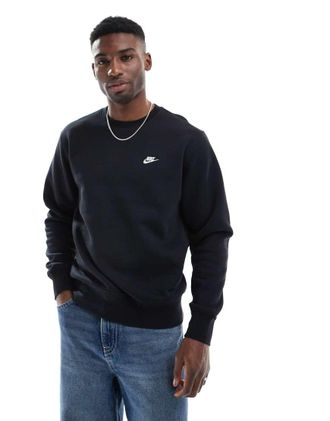 Nike Club - Sweatshirt in Schwarz