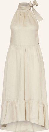 A|X Armani Exchange Schluppenkleid Aus Leinen Mit R&uuml;schen gruen