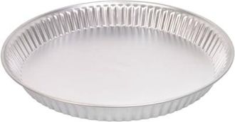 Dr. Oetker 2606 Moule à tarte, Moule à quiche, Moule rond, Fer blanc, 30x3,5cm