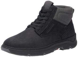 Tommy Hilfiger Men HILIFGER NUBUCK HYBRID CHUKKA, Black, 40 EU