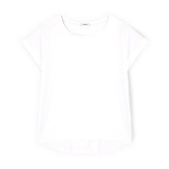 Motivi Femme, Tops, Blanc, Taille: 38 FR T-shirt bicolore en m&eacute;lange de coton