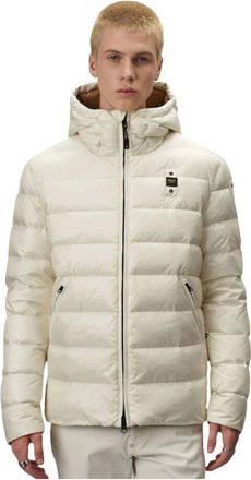 Blauer Homme, Vestes, Blanc, Taille: 2XL Adams Down Jacket