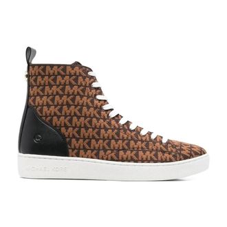 Michael Kors Braune Strick High Top Sneakers - - Shoes - Damen - Braun - 36 EU