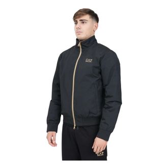 Emporio Armani Emporio Armani Ea7, Homme, Vestes, Noir, Taille: 3XL Bomber Jacket Core Identity