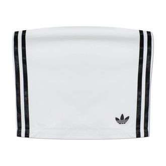 adidas Femme, Tops, Blanc, Taille: 36 FR 3 Stripes Tube Top