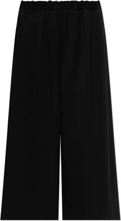 Comme Des Gar&ccedil;ons Femme, Pantalons, Noir, Taille: 36 FR Wool Pantalons