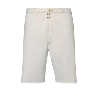 Maison Margiela Chalk Selvedge Denim Shorts - - Shorts - Herren - Wei&szlig; - S