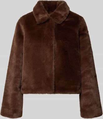 Milano Jacke aus Kunstfell mit Umlegekragen