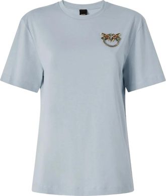 Pinko Pinko, Femme, Tops, Bleu, Taille: 42 FR Strepitoso T-shirt