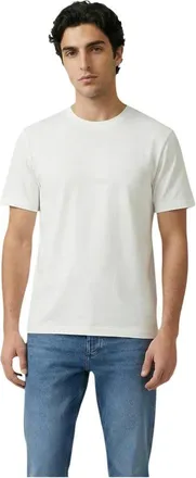Antony Morato Homme, Tops, Blanc, Taille: XL Short Sleeve Round Neck Cotton T-Shirt