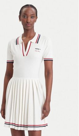 Guess Strickkleid W6BK98 Z2277 Creme Regular Fit