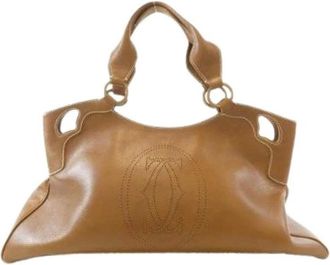 Cartier Pre-owned Marcello Calf Tote Bag - Femme - Pre-owned - Brun - Taille: ONE Size