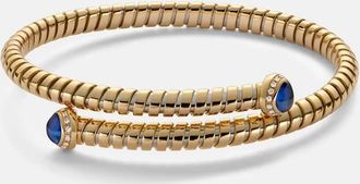 Marina B Armreif aus 18kt Gelbgold mit Diamanten und Saphiren