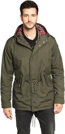 Harrington PARKA FISHTAIL - STYLE MILITAIRE à CAPUCHE - HOMME - parka - KAKI - L
