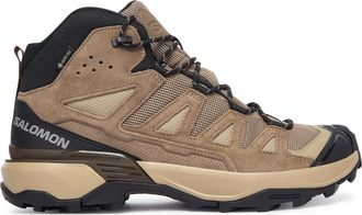 Salomon Trekkingschuhe Salomon X Ultra 360 Leather Mid Gtx L49158300 Braun