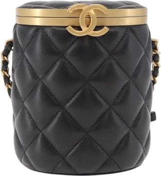 Chanel Sac bandouli&egrave;re vintage Pre-owned - Femme - Pre-owned - Noir - Taille: ONE Size