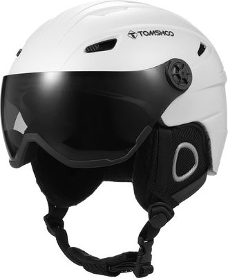 Tomshoo TOM SHOO Skihelm mit Visier für Herren und Damen - Unisex für Erwachsene