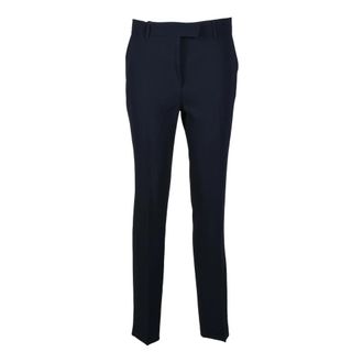 Max Mara Elegante Triacetat-Polyester-Hose - - Trousers - Damen - Blau - XS