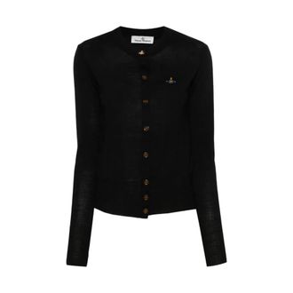 Vivienne Westwood Femme, Pulls, Noir, Taille: 38 FR Sweaters Vivienne Westwood