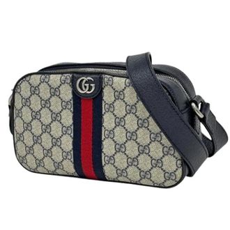 Gucci Sac bandouli&egrave;re Sherry Pre-owned - Femme - Pre-owned - Bleu - Taille: ONE Size