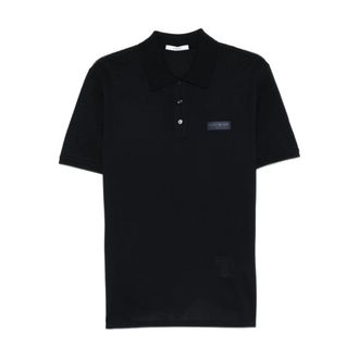 Givenchy Logo-Patch Poloshirt - - Tops - Herren - Schwarzk - S
