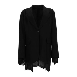 Our Legacy Blazer Drip R&eacute;versible - Femme - Vestes - Noir - Taille: 34 FR