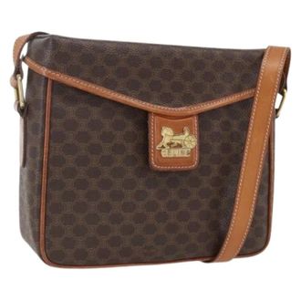 Celine Sac bandouli&egrave;re vintage Pre-owned - Femme - Pre-owned - Brun - Taille: ONE Size