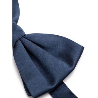 Dolce & Gabbana Mens Blue Silk Bowtie Accessory