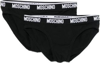 Moschino Slip Brief Bi-Pack - - Underwear - Herren - Schwarzk - XS