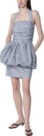 Patou Femme, Robes, Multicolore, Taille: 38 FR Mini-robe &agrave; dos nu et &agrave; bloomer &agrave; col licou