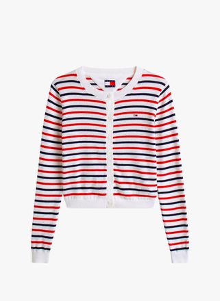 Tommy Hilfiger Cardigan ajust&eacute; &agrave; col ras-du-cou