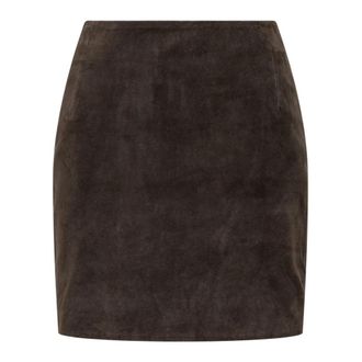 Rotate Straight-Line Minirock - - Skirts - Damen - Braun - L