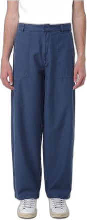 Blauer Weite Hosen - - Trousers - Herren - Blau - W30