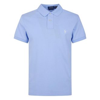 Polo Ralph Lauren Homme, Tops, Bleu, Taille: XL Short Sleeves Knit Polo