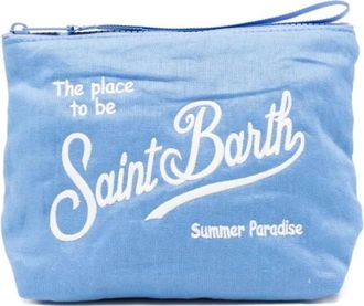 MC2 Saint Barth Femme, Sacs, Bleu, Taille: ONE Size Aline Soft Linen