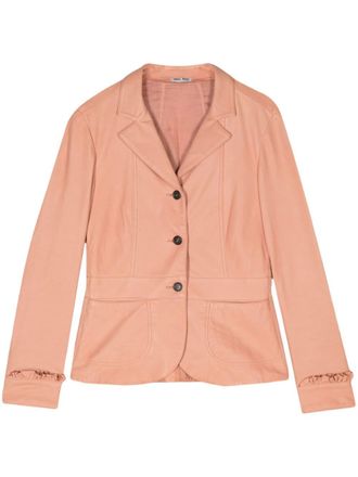 Miu Miu veste à volants (années 2010) - Rose