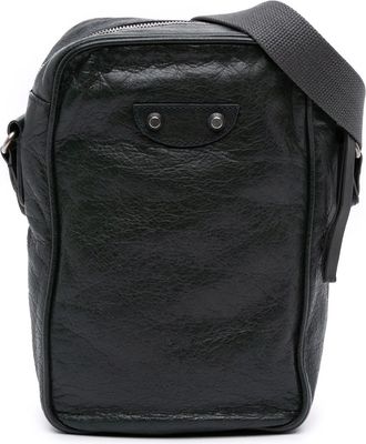 Balenciaga Hobo Bags - Lambskin Motocross Classic Reporter Crossbody - Gr. unisize - in Grün - für Damen