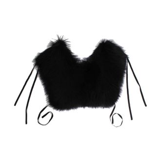 Dolce & Gabbana Dolce & Gabbana Schwarzer Schulterw&auml;rmer/Kragen/Schal aus Fuchspelz - - Accessories - Damen - Schwarzk - S