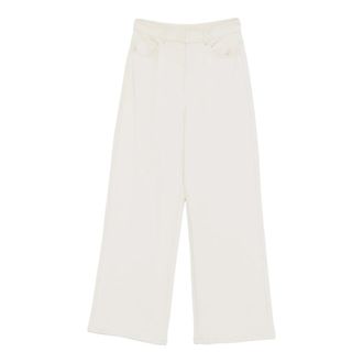 Max Mara Brioso Weite Hose - - Trousers - Damen - Wei&szlig; - M