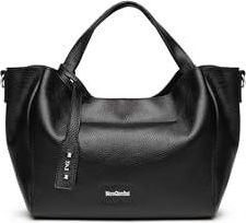 Nero Giardini I544031D Sac Hobo Femme En Cuir, Noir, Medium