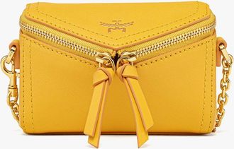 MCM Anh&auml;nger Diamant 3D aus spanischem Kalbsleder