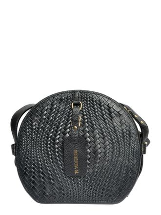 Roberta M Schwarz Rindsledertasche