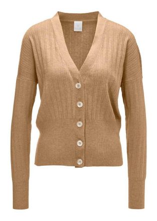 Madeleine Strickjacke Kurze Strickjacke mit V-Ausschnitt