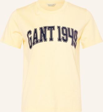 GANT T-Shirt gelb