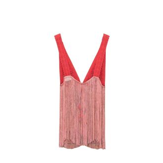 Bode Jules Top - - Tops - Damen - Rot - S