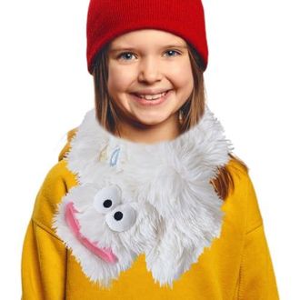 Generic &Eacute;charpe Floue, Dhiver Pour Femme Chauffe-cou Mignon Furry Wrap &Eacute;paisse Cache-cou En Fourrure Gar&ccedil;ons, Filles, Femmes Et Hommes, Milky white, Se r&eacute;f&eacute;re