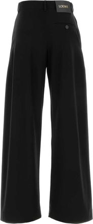 Loewe Black Exterior: Wool Pantaloni Trousers