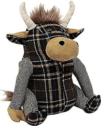 Riva Paoletti Riva Paoletti Hochland-Kuh-T&uuml;ranschlag - Schwergewichts-Sand F&uuml;llung - 100% Polyester - 22 X 24 X 15 cm (9 X 9 X 6 Zoll) - Entwickelt In Gro&szlig;britannie