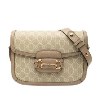 Gucci Sac bandouli&egrave;re vintage doccasion - Femme - Pre-owned - Beige - Taille: ONE Size